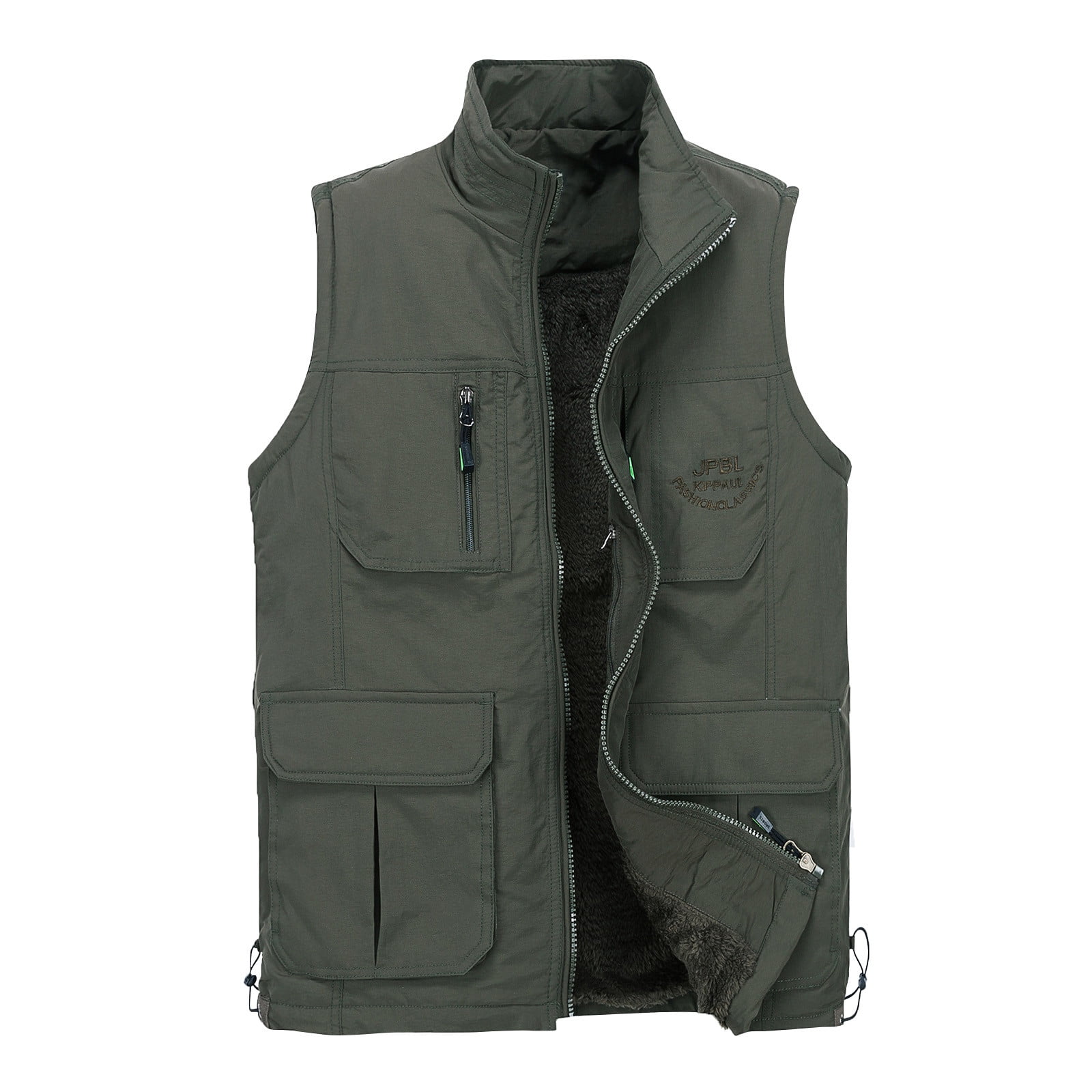 Click here for Aqestyerly Mens Outdoor Vest Multi Pocket Zipper L... prices