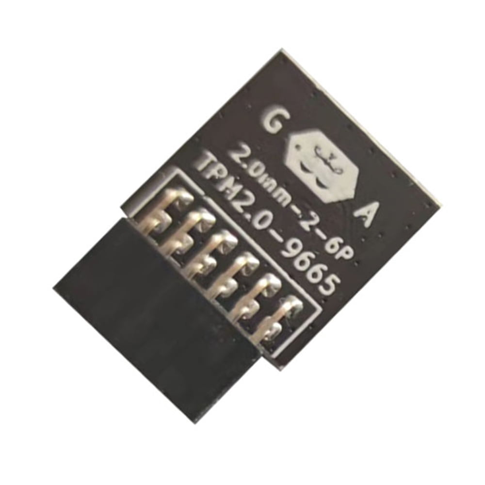 Buy SNOWINSPRING LPC TPM 2.0 Encryption Security Module Remote Card 12Pin TPM2.0 Module Board ...