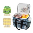 Blue Clouds Around Wolf Portable Cooler Lunch Box Reusable Insulated ...