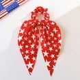 American Flag Hair Ties for Women Helii Star Striped Ribbon Elastic ...