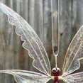 Hadanceo Durable Epoxy Fairy Butterfly Angel Wind Chime for Outdoor ...