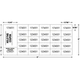 Auction Tickets - 1000 Sheets - Assorted Colors (White) - Walmart.com