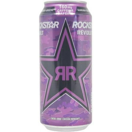 Rockstar Revolt Killer Grape Cans, 473ml Pack of 12 - Walmart.ca