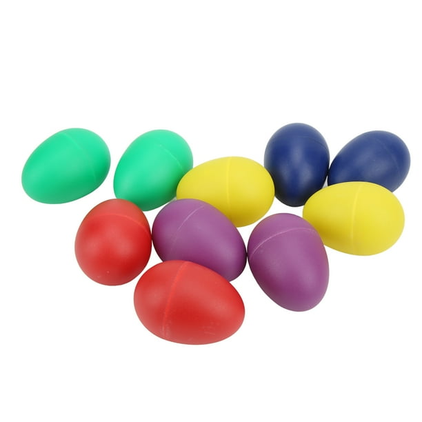 Plastic Egg Shakers, Glossy Appearance Musical Eggs Easy To Hold With ...