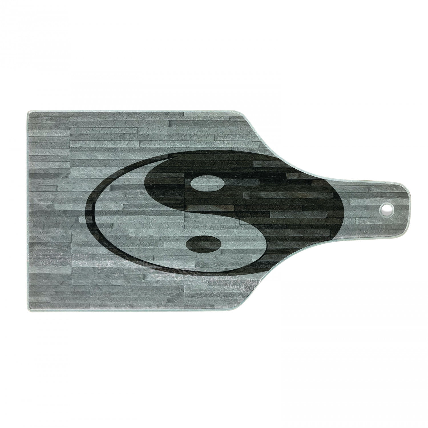 Ying Yang Cutting Board, Minimalistic Traditional Ying Yang Rustic ...