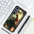 Compatible with Samsung Galaxy S25 S24 Case,Moon Lake with Mermaids ...