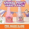 Elmer's Gue Premade Animal Party Variety Scented Crunchy Slime and ...