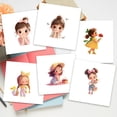 6Pcs Cute Cartoon Art Light Switch Stickers 7x7 Inch Cartoon Character ...