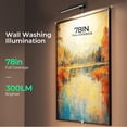 Wireless Picture Lights for Wall, Battery Operated Wall Light Painting ...