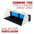 Portable Hobby Airbrush Paint Spray Booth Kit Exhaust Filter Extractor ...