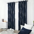 Deconovo Blackout Curtains and Drapes, 84 inch Length, 2 Panels Set ...