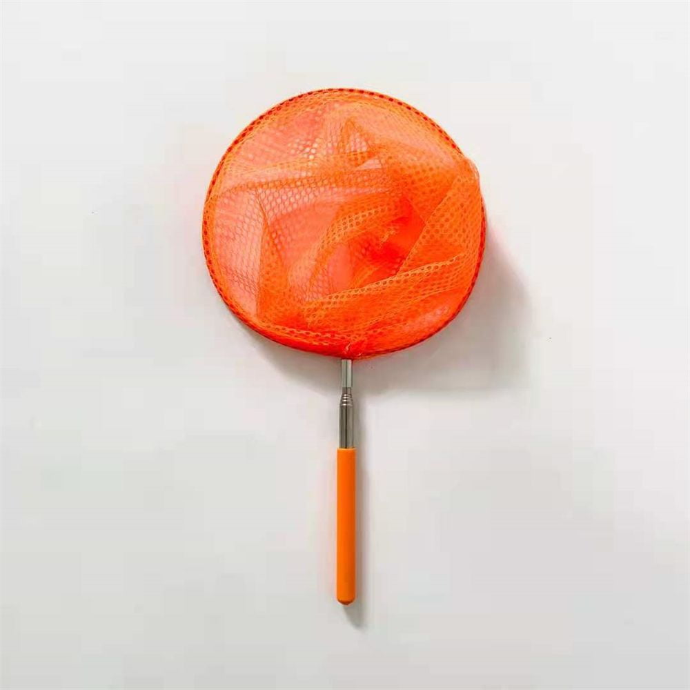 Kids Stainless Steel Rod Telescopic Round Butterfly Dragonfly Net Bug ...