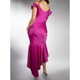 DARING DIVA Women's Stylish Asymmetrical Butterfly Sleeve Slip Dress S ...