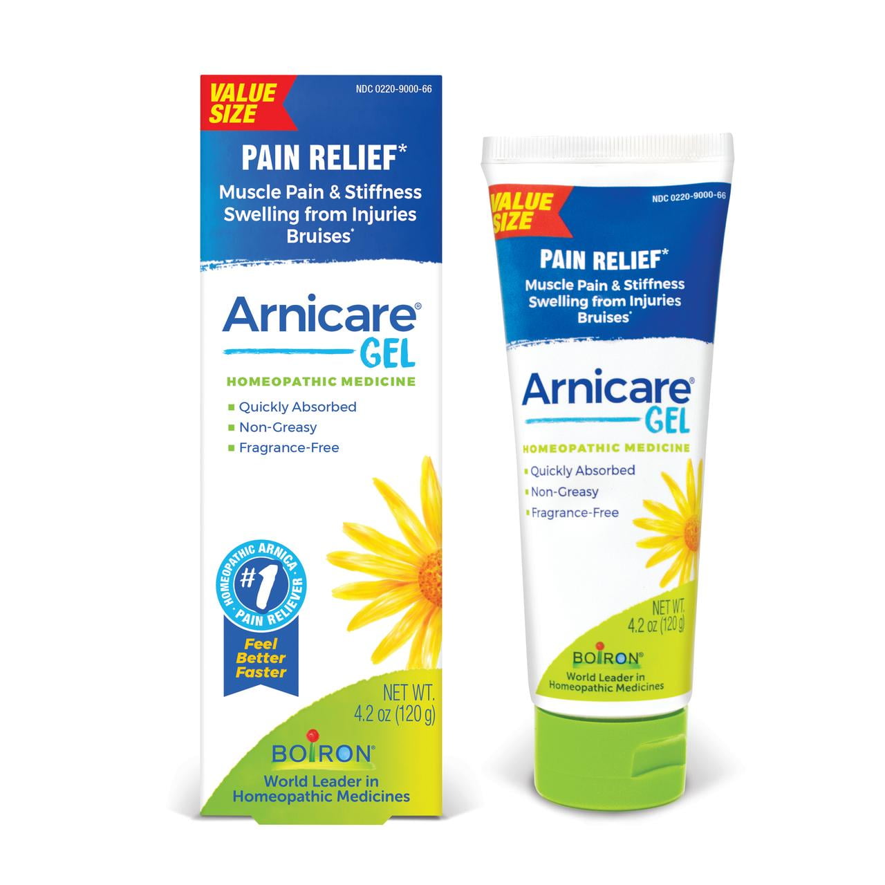 Boiron Arnicare Gel, Homeopathic Medicine for Pain Relief, Muscle Pain ...