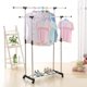 Zimtown Heavy Duty Double Adjustable Portable Clothes Hanger Rolling ...