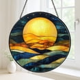 Decorative Window Art – Round Night Sky Glass Design - Walmart.com