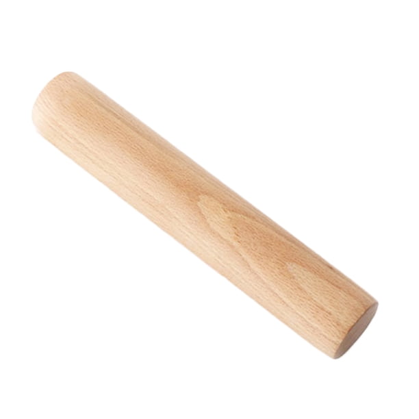 16CM Nature Lotus Wood Rolling Pin Dumplings Dough Roller Ganmian Stick ...