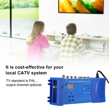 ANGGREK ASM90 Digital Domestic Modulator AV Optional Modulator VHF UHF ...
