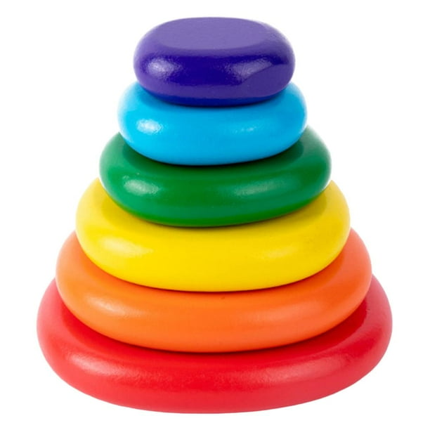 Wood Stacking Block Fine Motor Skill Stacker for Boy and Girl Early ...