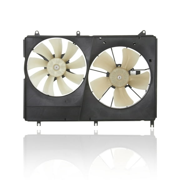 Dual Radiator and Condenser Fan Assembly - Cooling Direct Fit/For ...
