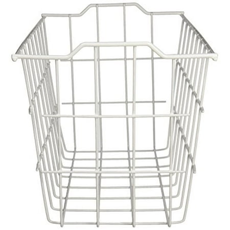 Panacea Vinyl Coated Wire Storage Basket, White - Walmart.com