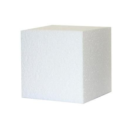 Craft Foam Shapes cube, 4 in., each (pack of 6) - Walmart.com