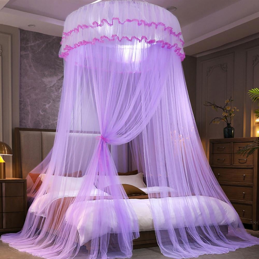 Luxurious Bed Canopy for Girls & Adults, Elegant Bed Curtain Canopy ...