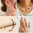 CandWuom Small Cute Colorful DIY Set, Evil Eye Beads for Bracelet ...