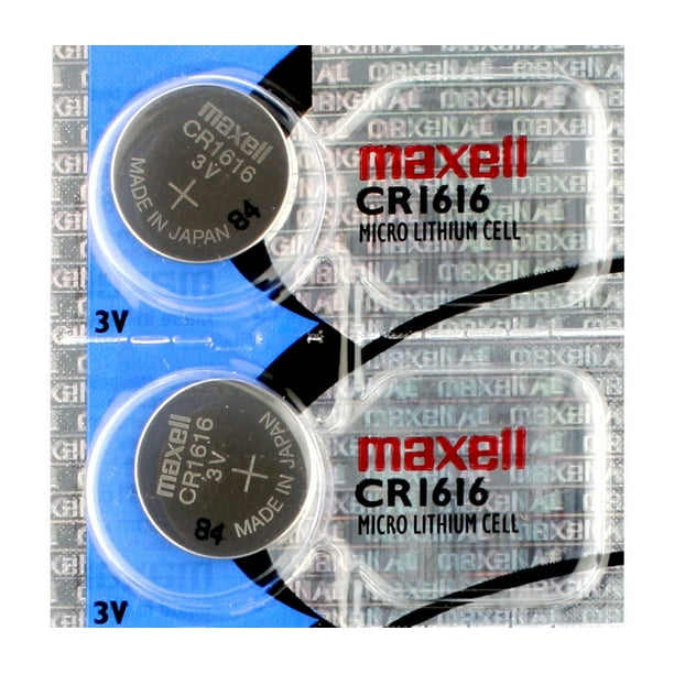 2 x Maxell CR1616 Batteries, Lithium Battery 1616 - Walmart.ca