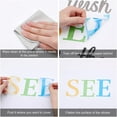 1set Translucent PVC Self Adhesive Wall Stickers Waterproof Building ...