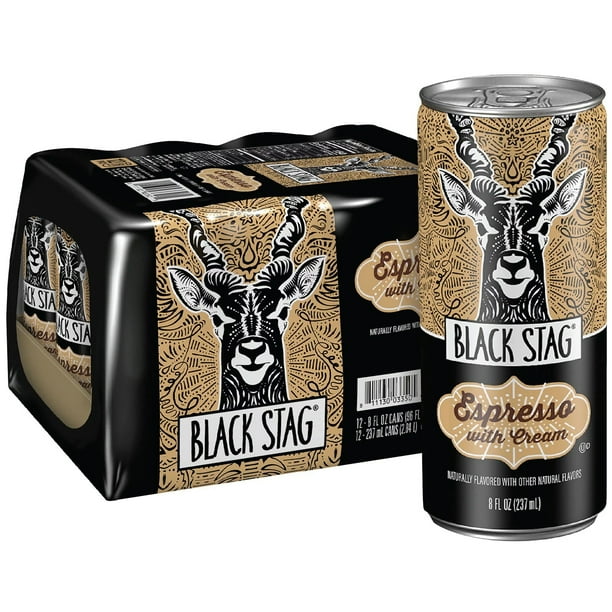 Black Stag Espresso with Cream, 8 Fluid Ounce (Pack of 12) - Walmart.com