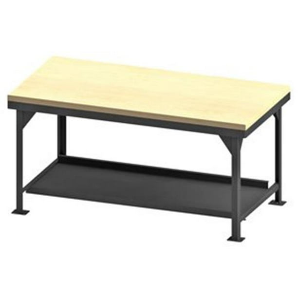 Durham Mfg Hdwb Mt 3672 95 Workbench Steel 72 W 36 D