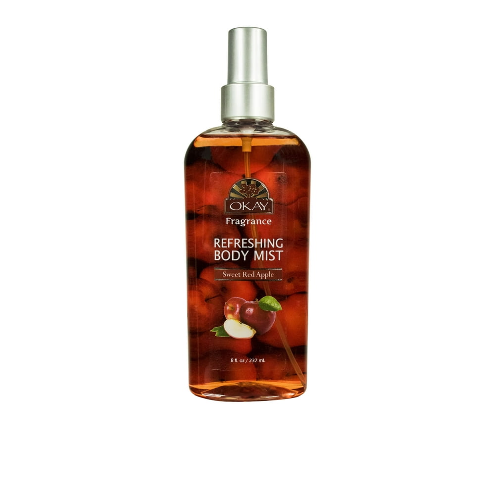 Okay Refreshing Body Mist, Sweet Red Apple, 8 Oz - Walmart.com ...