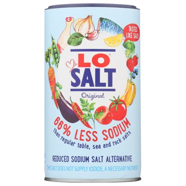 Lo Salt Reduced Sodium Salt (350g) - Walmart.com
