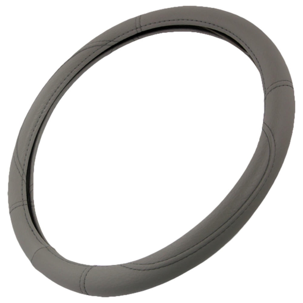 BDK Ergonomic Grip Steering Wheel Cover - Leather Performance Grip for ...