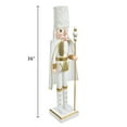 Jeco Large Functional Solid Wood Hand Painted Crafted Nutcracker in ...