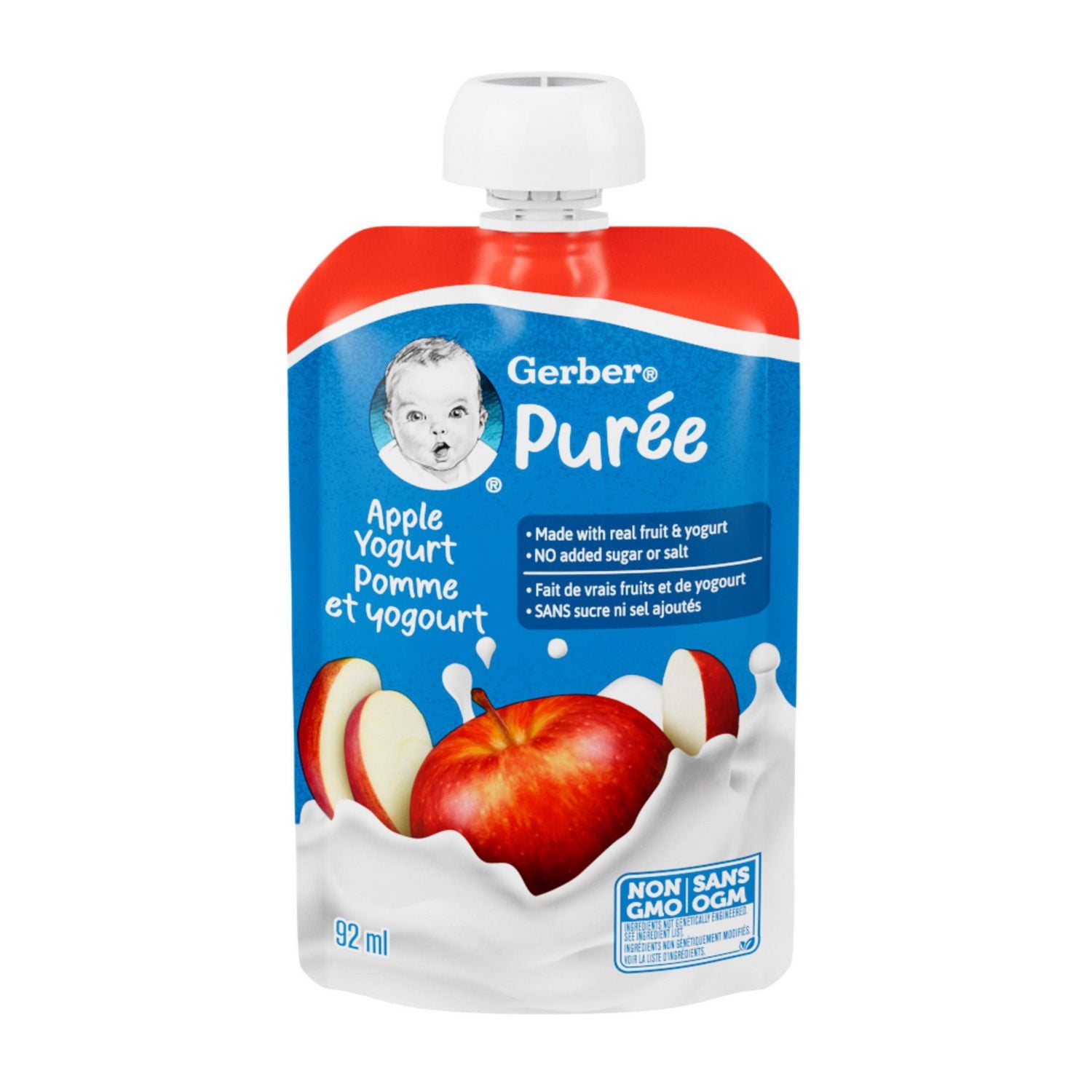 Click here for Gerber Apple Yogurt Purée  Made With Real Fruit An... prices