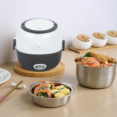 Electric Lunch Box,3 Layers 2L Portable Electric Heating Bento Lunch ...