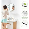 Atilioo Black Round Mirror, 20 inch Wall Hanging Circle Mirrors for ...