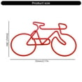 15Pcs Bike Paper Clip Small Paperclips Metal File Clamp Book Marker ...