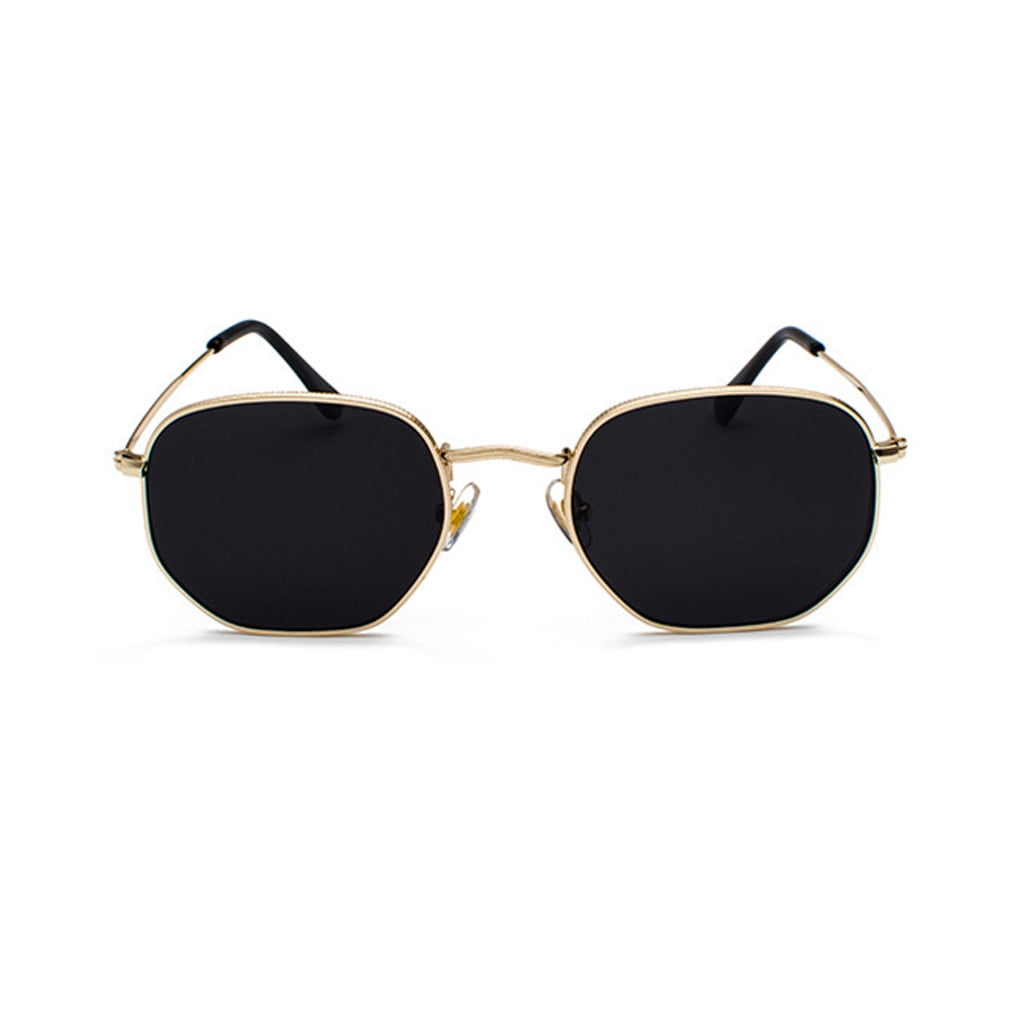 Click here for Ruzhgo Square Sunglasses Metal Frame Hexagon Sungl... prices