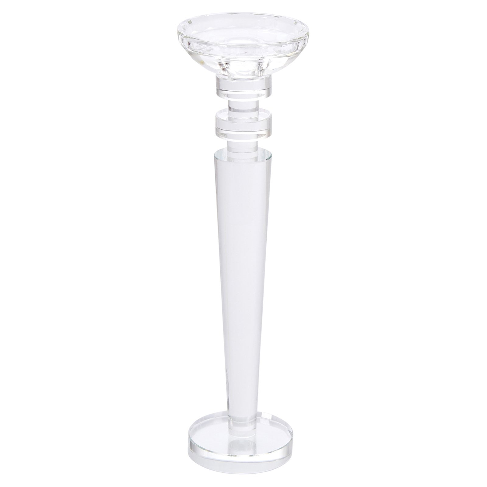 Sagebrook Home Modern Crystal Candlestick - Walmart.com