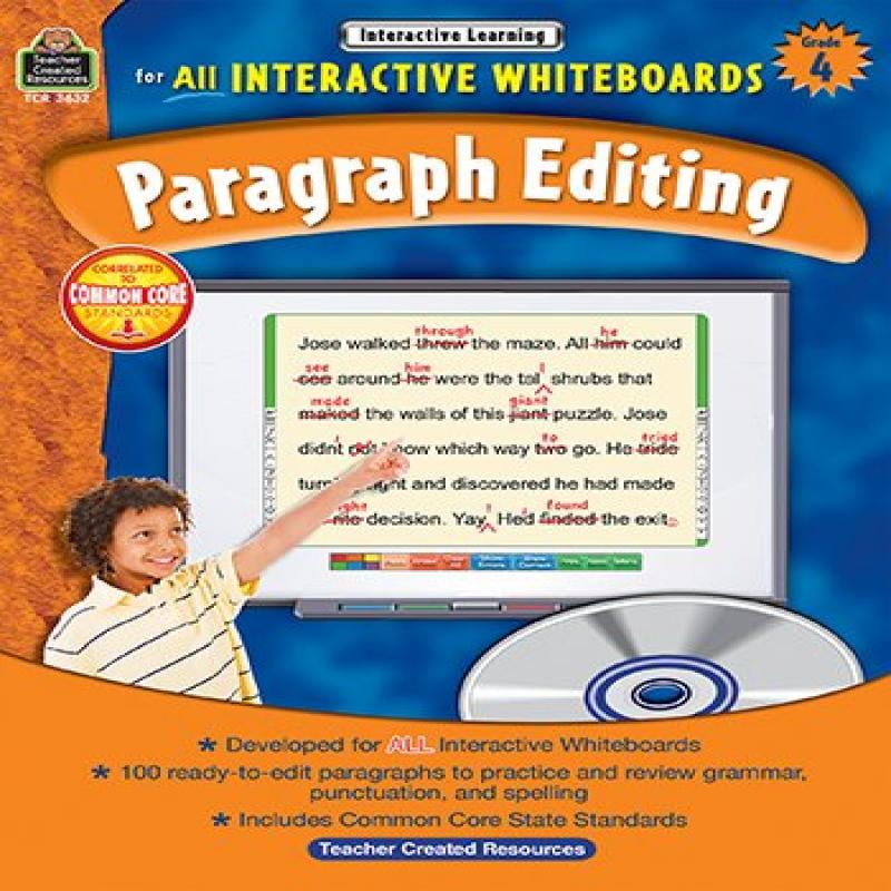 Interactive Learning: Paragraph Editing (Gr. 4) - Walmart.com