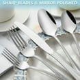 Mirdinner 20 Pcs Silverware Set, Stainless Steel Flatware Cutlery Set ...