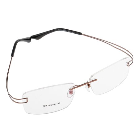Eyeglass frame Rimless borderless eyeglass frame No deformation Light ...