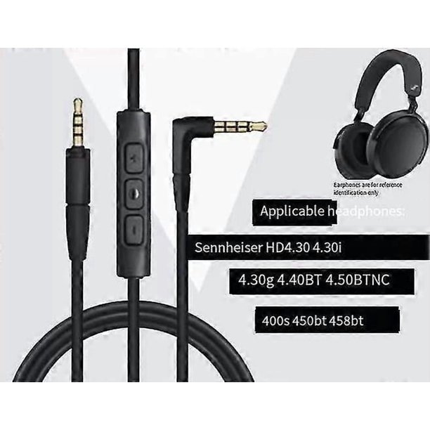 OFC replacement cable extension compatible with Sennheiser HD 4.30 4 ...