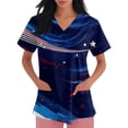 Evdexr 250th Anniversary Usa Scrubs for Women 1776 2026 Short Sleeve ...