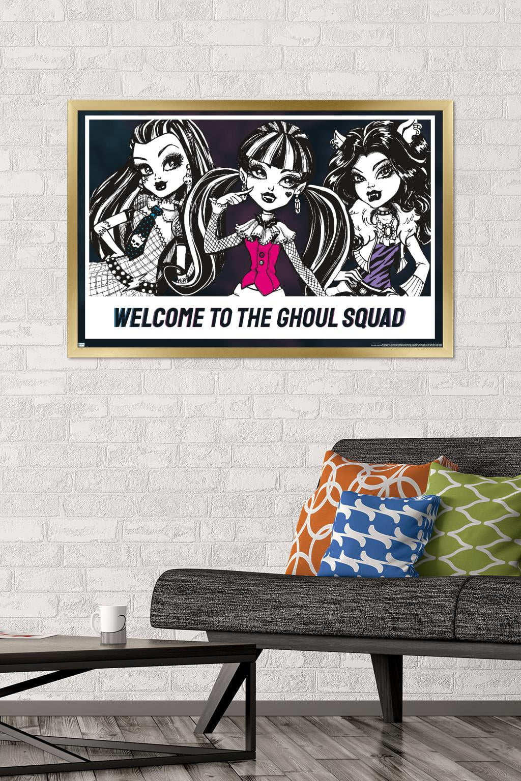 Monster High Wall Stencils