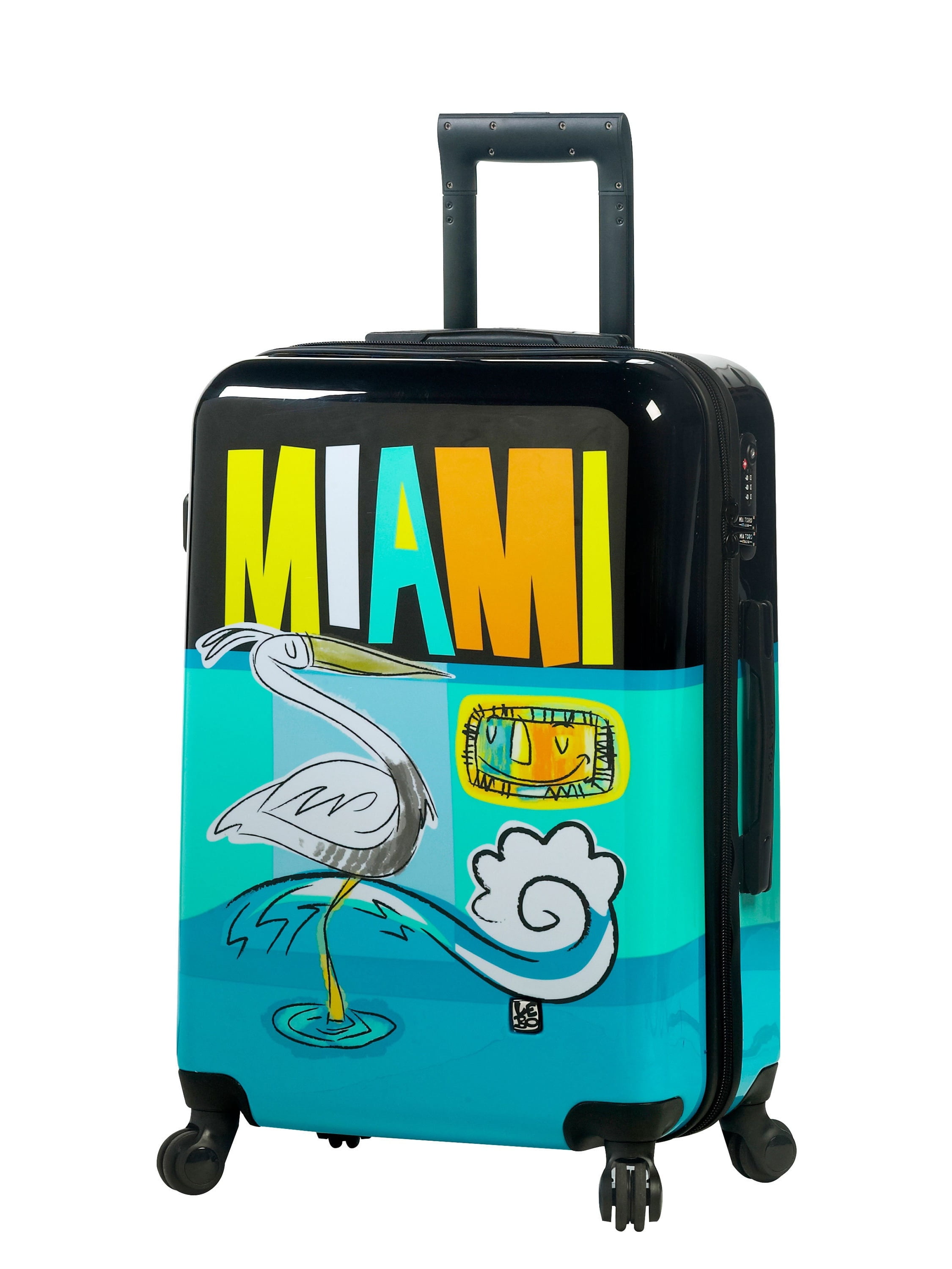 Lebo Destination USA 24-inch Fashion Hardside Spinner Suitcase ...