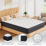 BEDTTER 10 Inch King Size Mattress,Memory Foam Hybrid Mattress in a Box ...